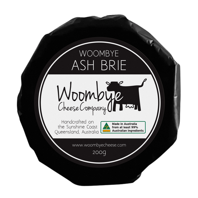 Ash Brie 200G – Woombye Cheese