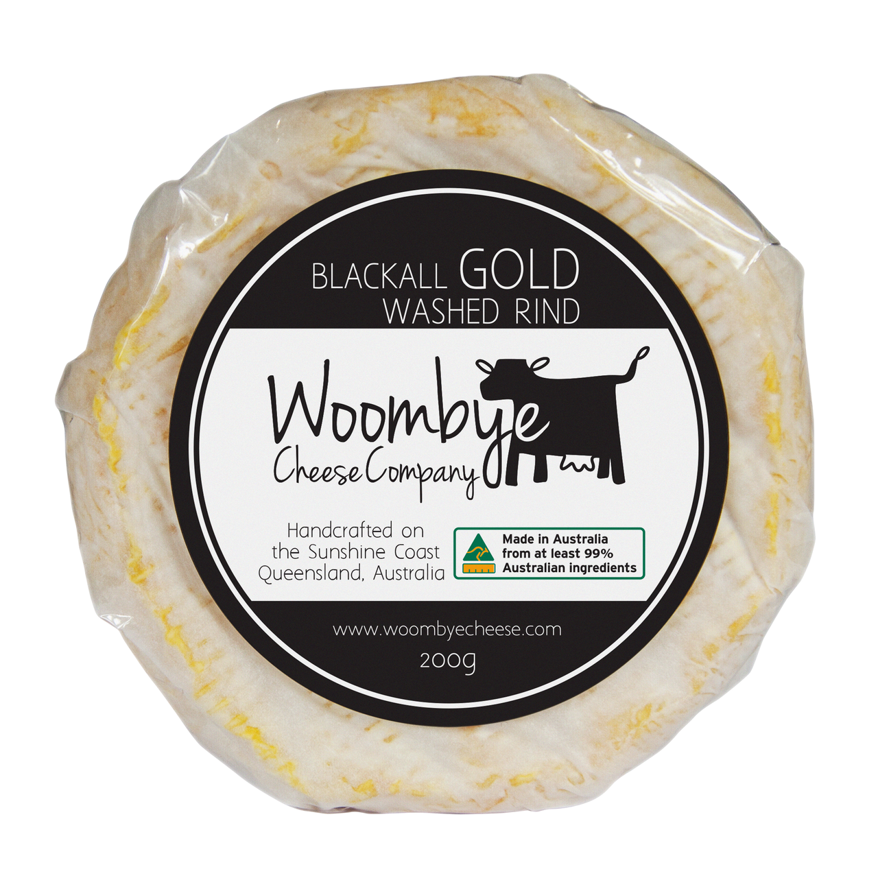 Blackall Gold Washed Rind 200G – Woombye Cheese